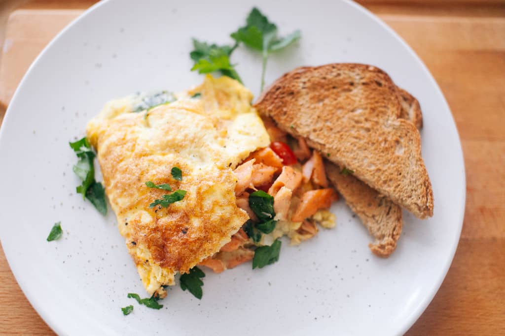 How to Make A Classic Salmon Omelette